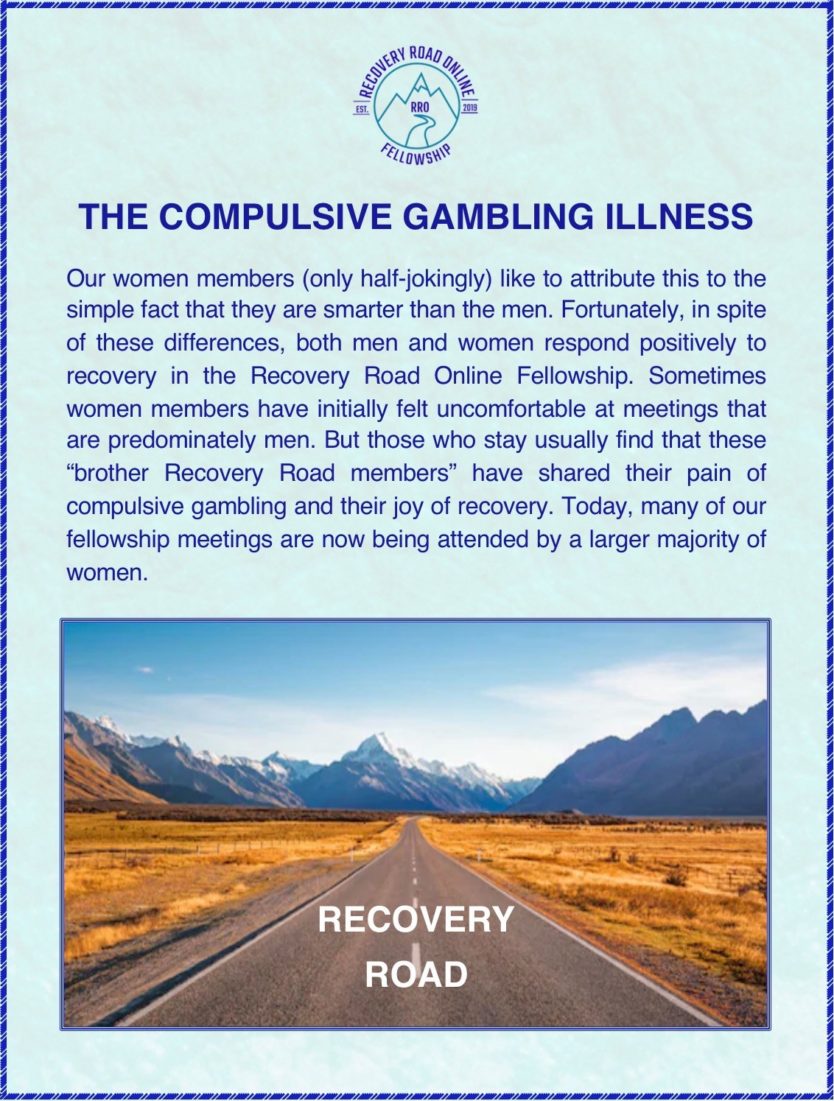 Compulsive Gambling Recovery Road Online %%Recovery Road Online%%