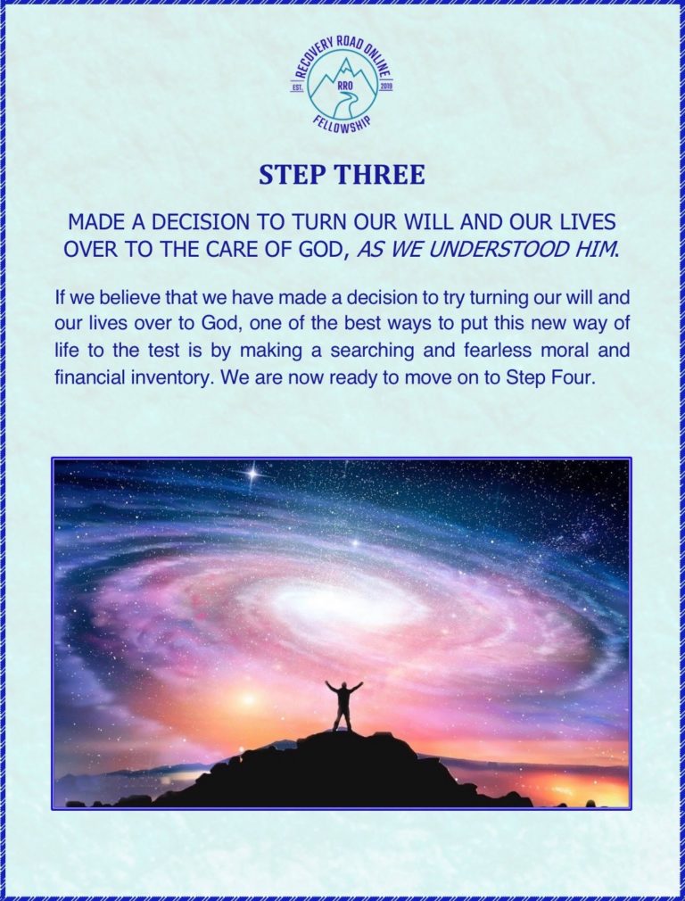 Step "Three" Recovery Road Online %%Recovery Road Online%%